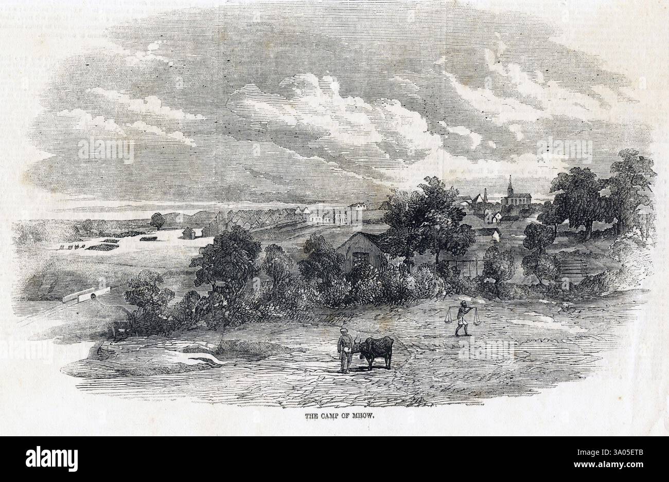 Military and munity mutiny views camp of Mhow, India, Asia Stock Photo ...