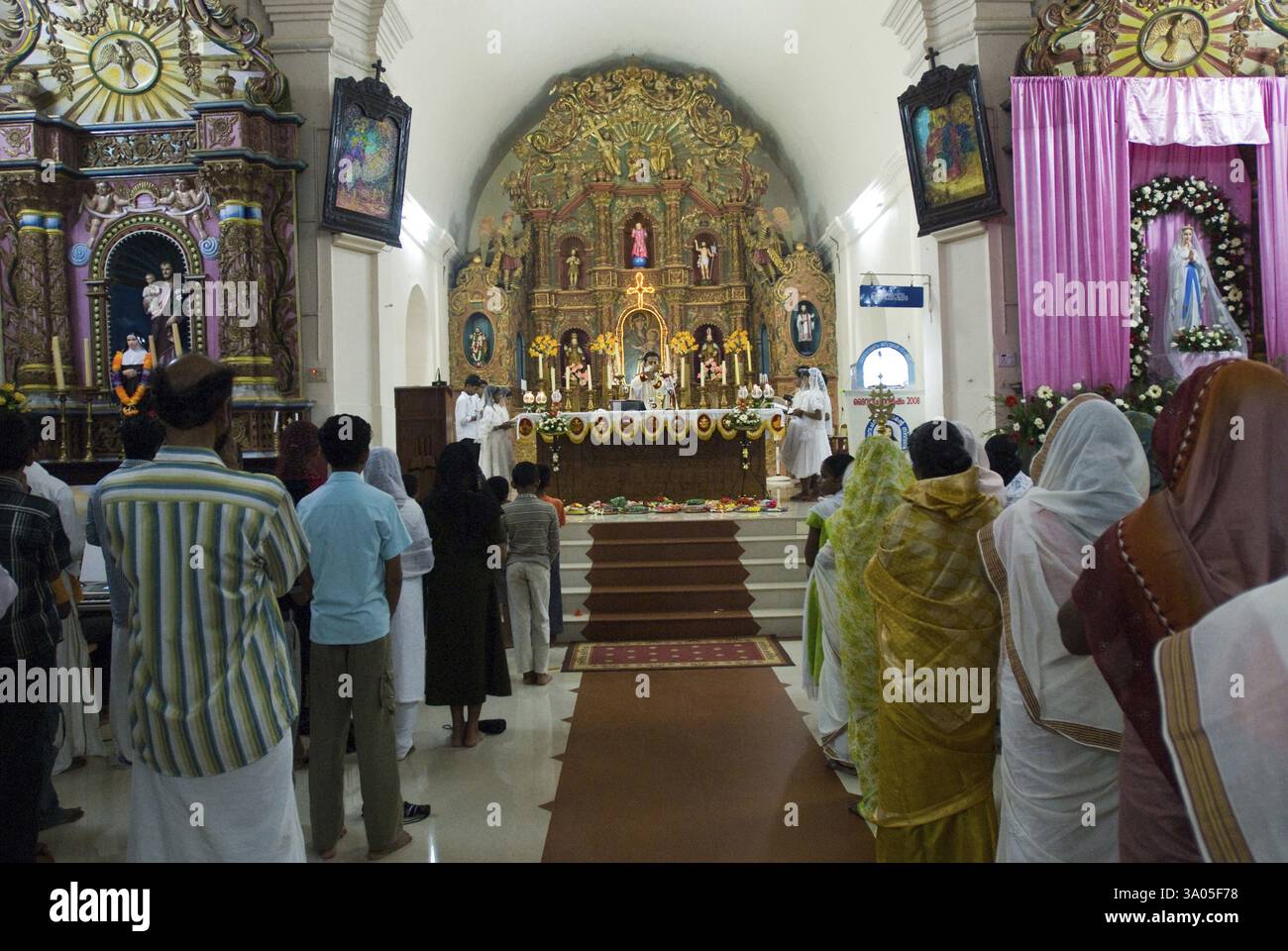 Rosary-day celebration in St. Mary's church Estd1463 dedicated to Our ...