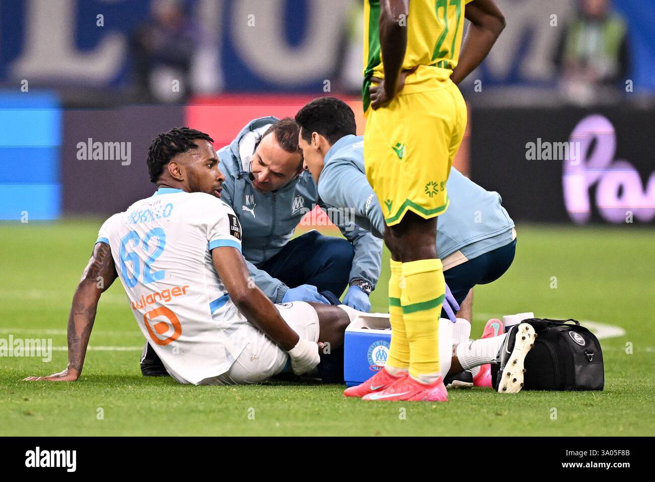 France. 02nd Mar, 2025. 62 Amir MURILLO (om) during the Ligue 1 ...