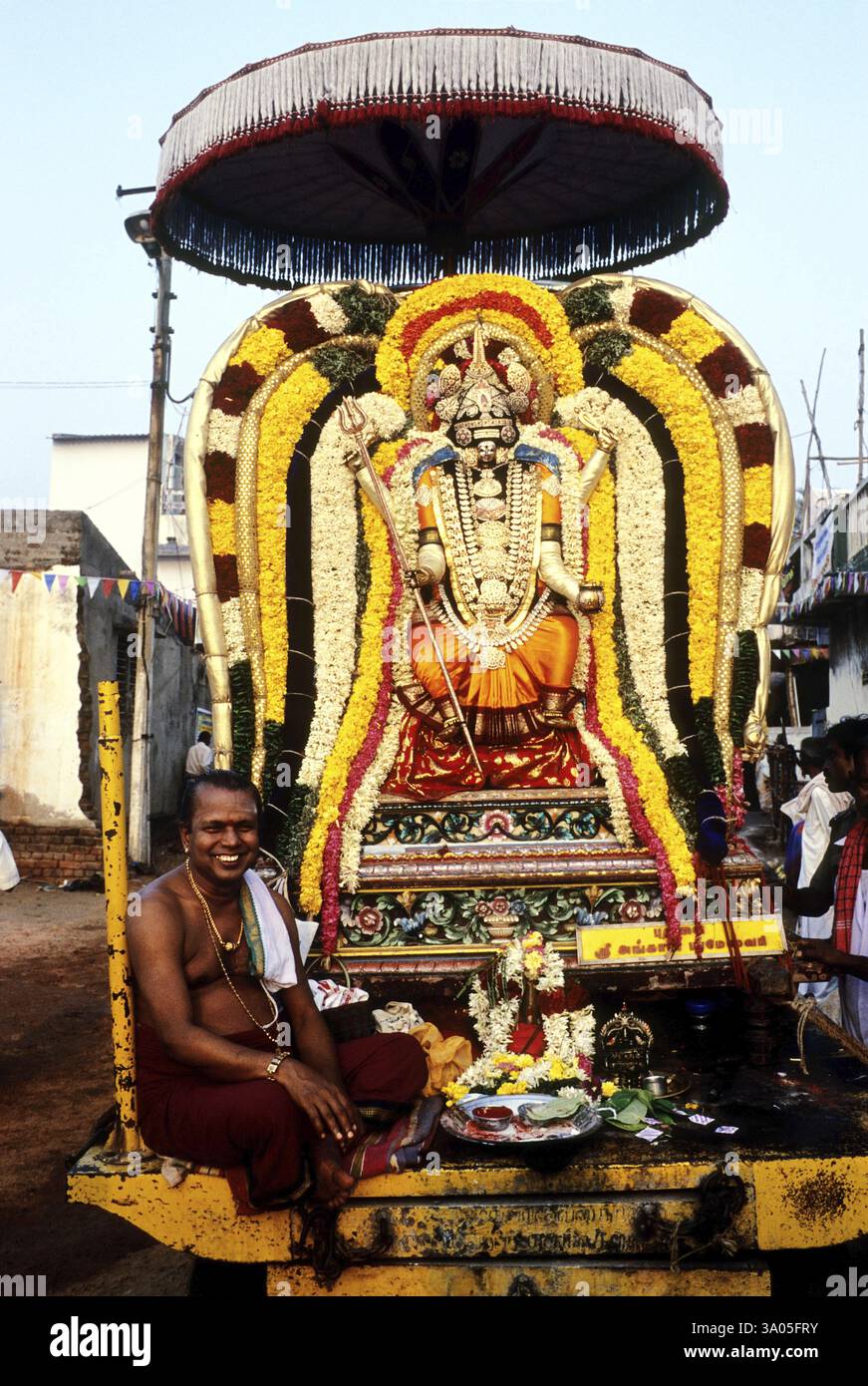 Goddess angala parameswari in masi magma festival at vaithi ...