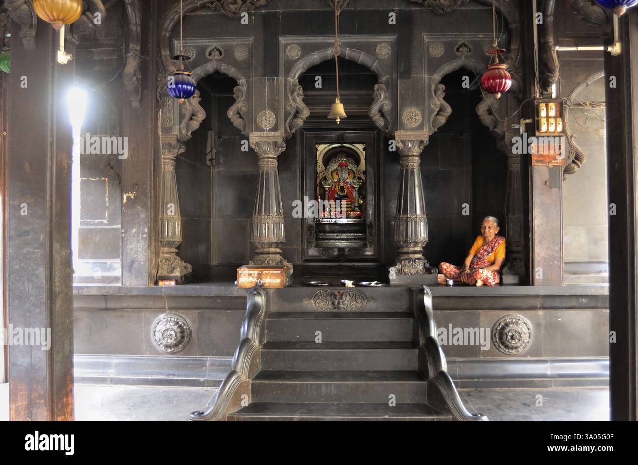 Datta temple interior at phaltan, satara, Maharashtra, India, Asia ...