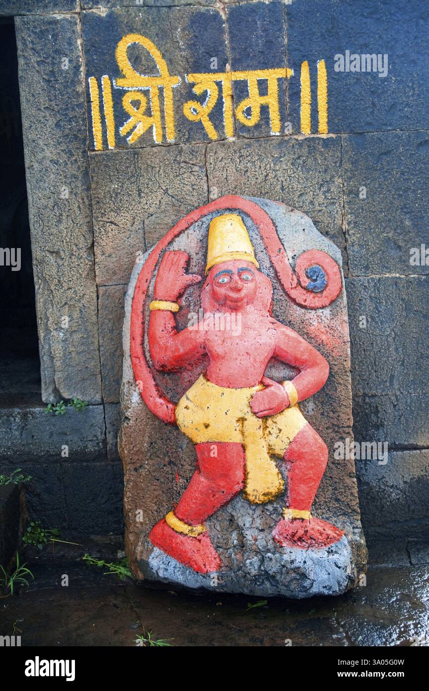 Statue of god hanuman maruti, Limb, Satara, Maharashtra, India, Asia ...