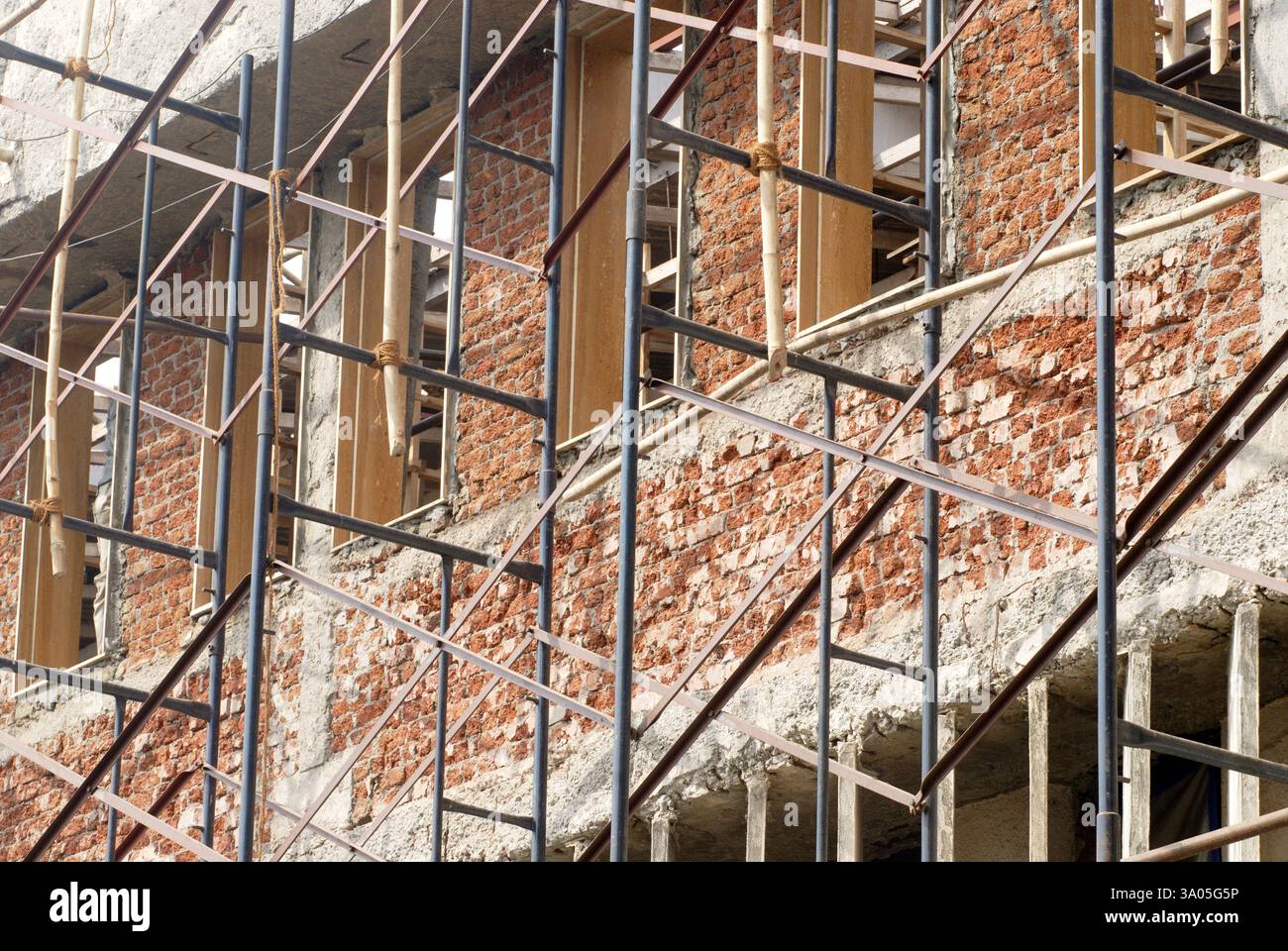 Renovation work of multistoreyed building, Bombay Mumbai, Maharashtra ...