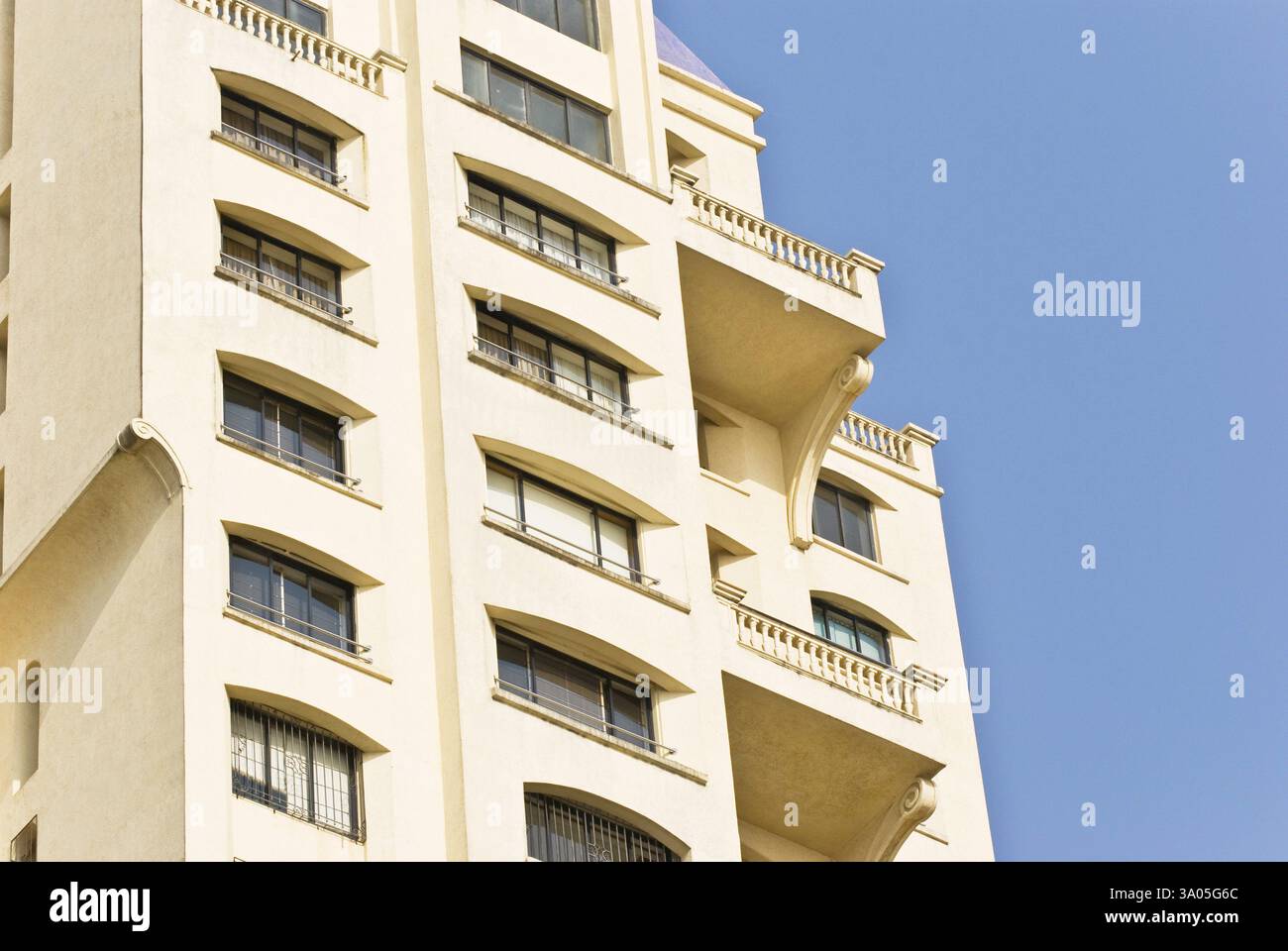 A residential building at Bandra Band stand, Bandra, Bombay now Mumbai ...