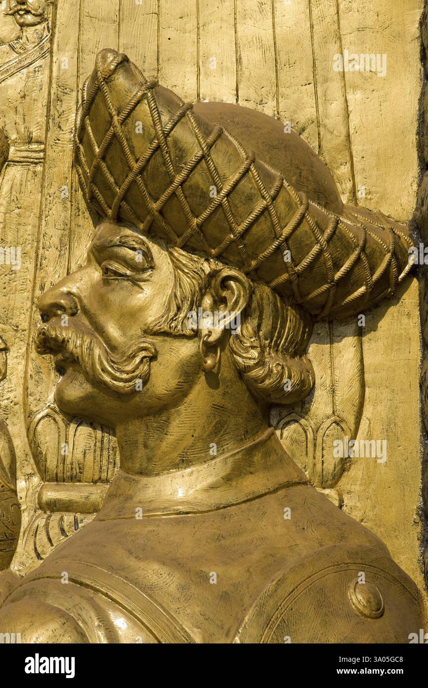 Maratha Army of Hindavi Swarajya Mumbai Maharashtra India Asia Stock ...