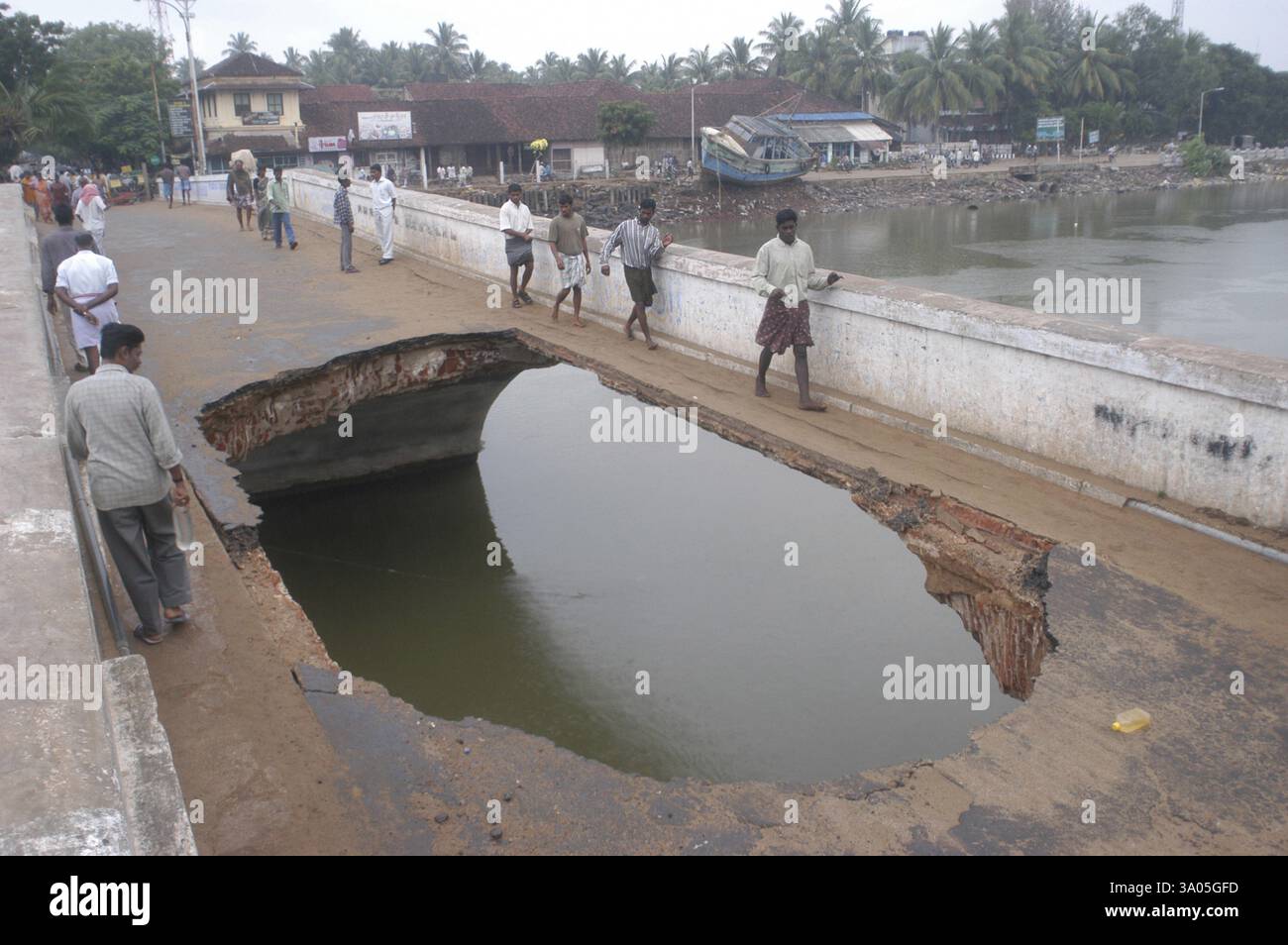 Damage, Natural Disaster Tsunami Earthquake on Sea Floor, Nagapattinum ...