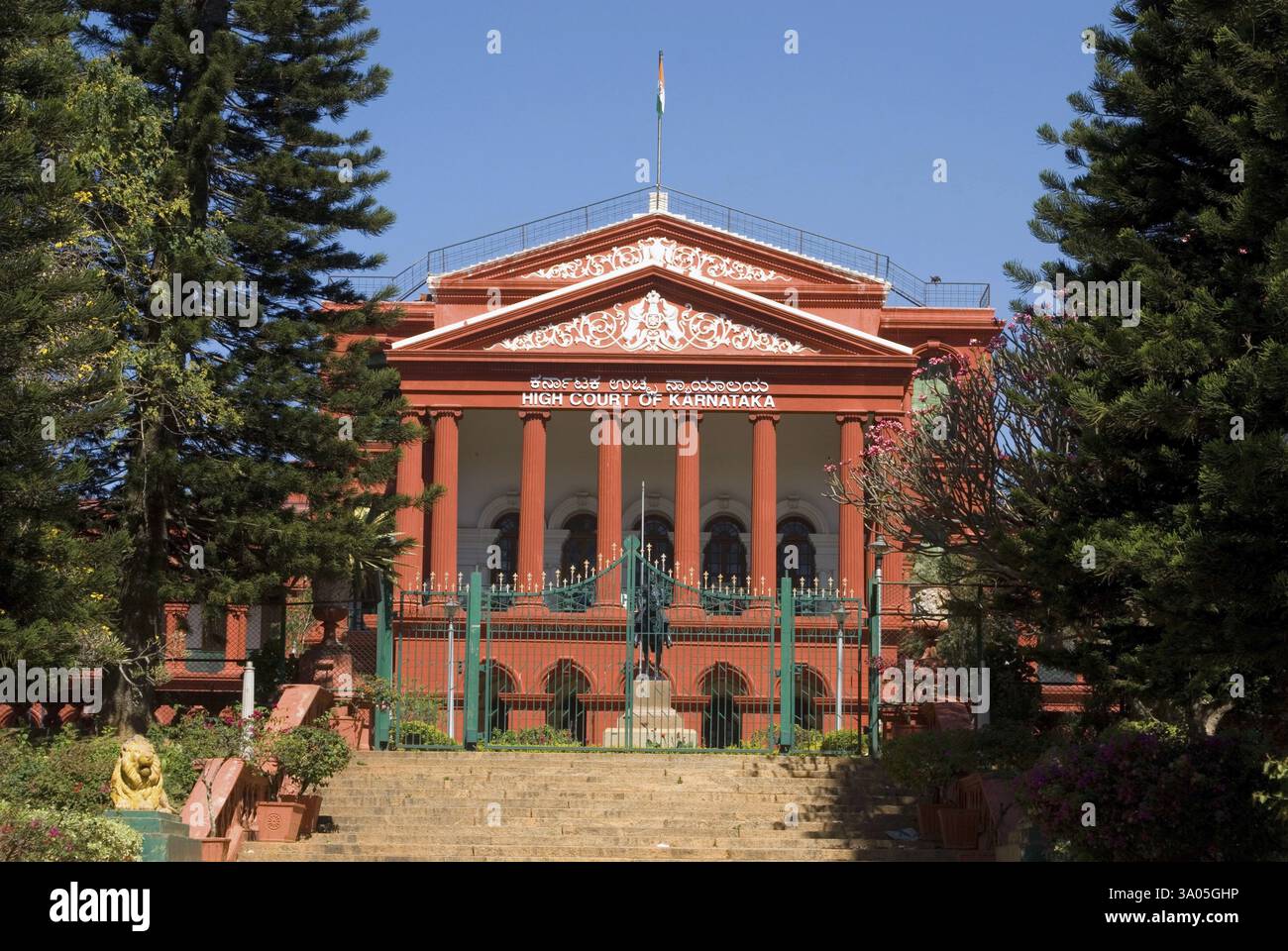 Magnificent building of high court, Bangalore, Karnataka, India, Asia ...