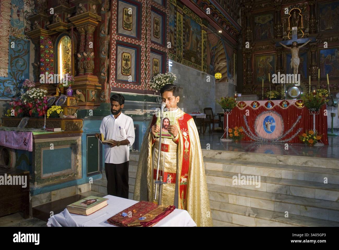 Saint Mary Forane church at Kanjoor, Kerala, India NO MR Stock Photo ...