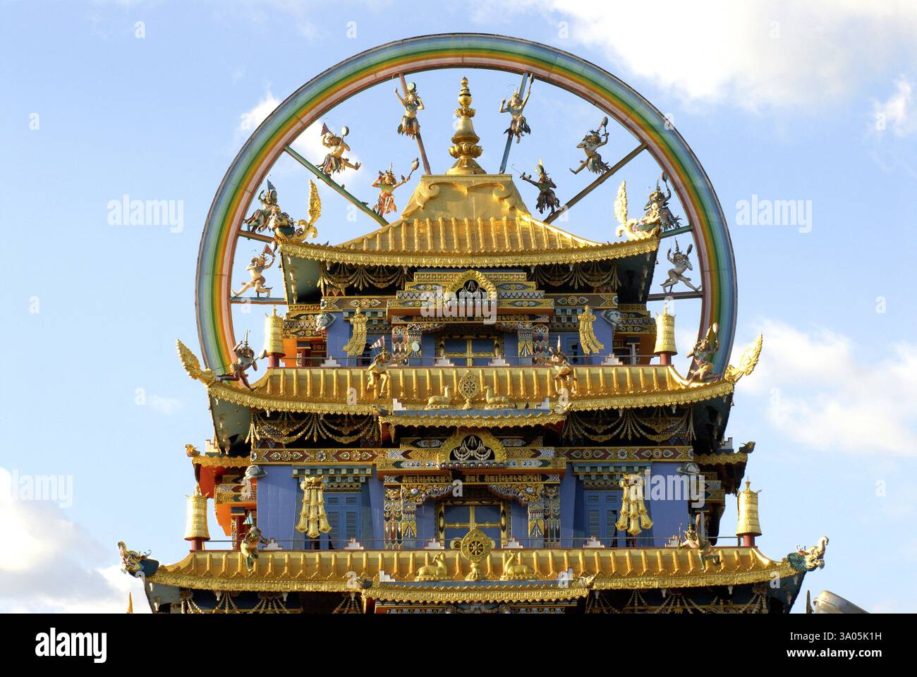 Biggest Tibetan Namdroling monastery at Kushal nagar District Coorg ...