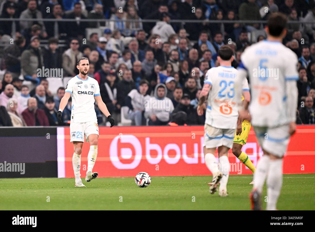 France. 02nd Mar, 2025. 25 Adrien RABIOT (om) during the Ligue 1 ...
