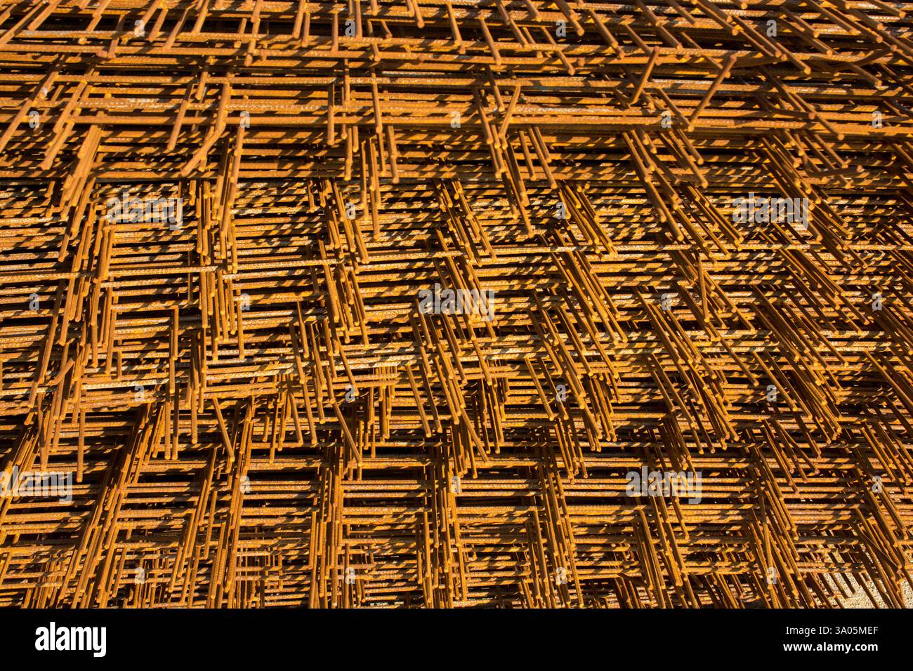 Iron bars reinforcement concrete bars for construction Stock Photo - Alamy