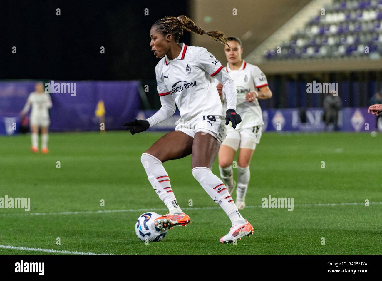 Florence, Italy, March 2nd 2025: Evelyn Ijeh (Milan Women) during the ...