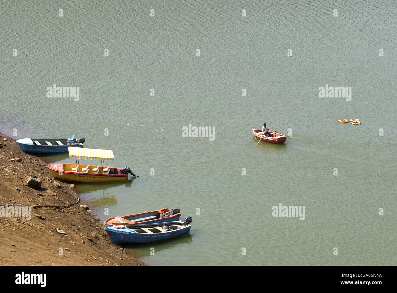 Boating in Pykara river, Nilgiris district, Tamil Nadu, India, Asia ...