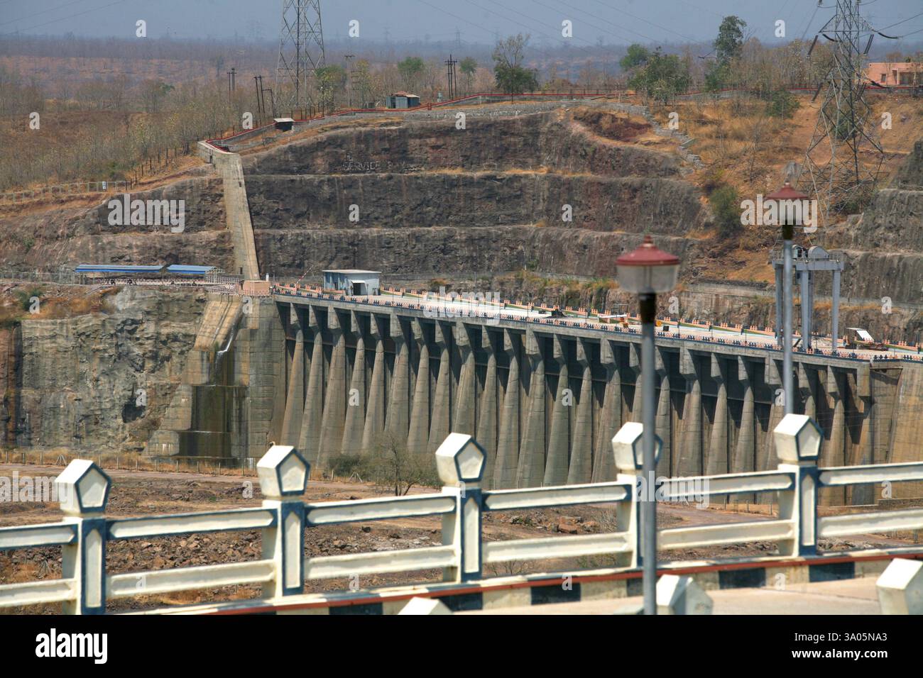 Indira Sagar Dam standing tall on river Narmada under multi purpose ...