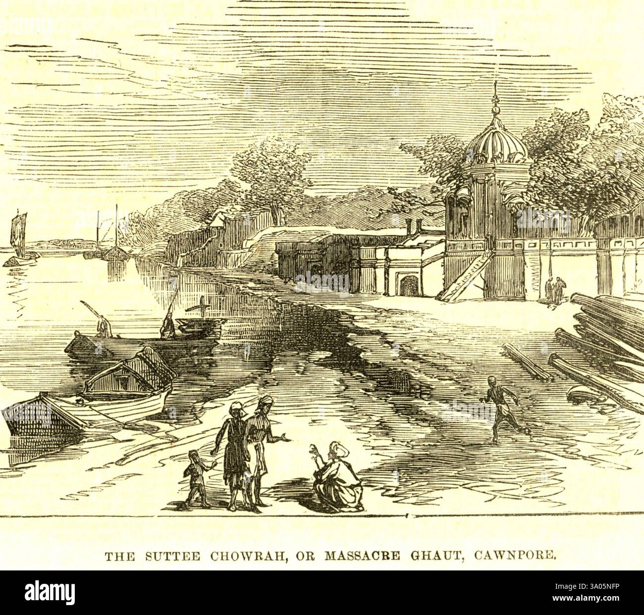 Military and munity mutiny Views The Suttee Chowrah or Massacre Ghaut ...