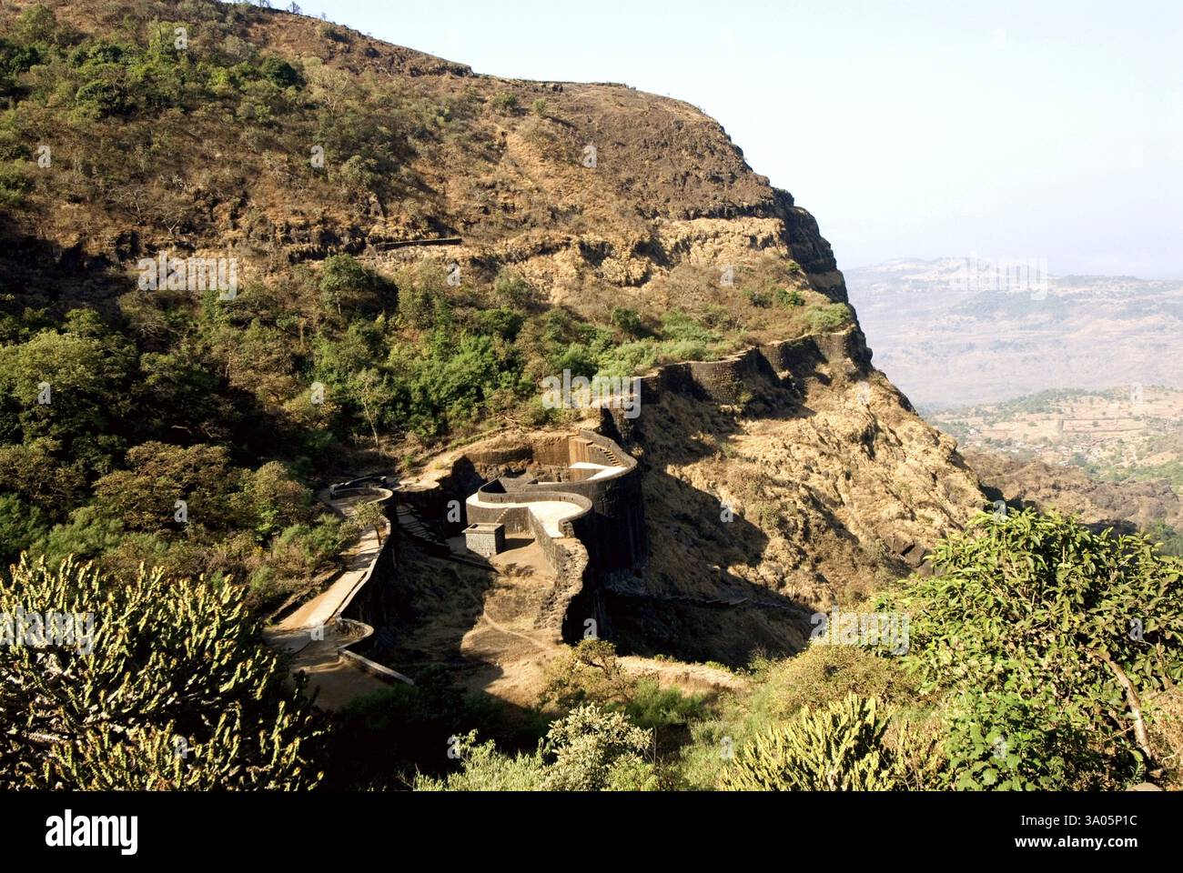 Chit darwaja main entrance and protection wall for Raigad fort ...