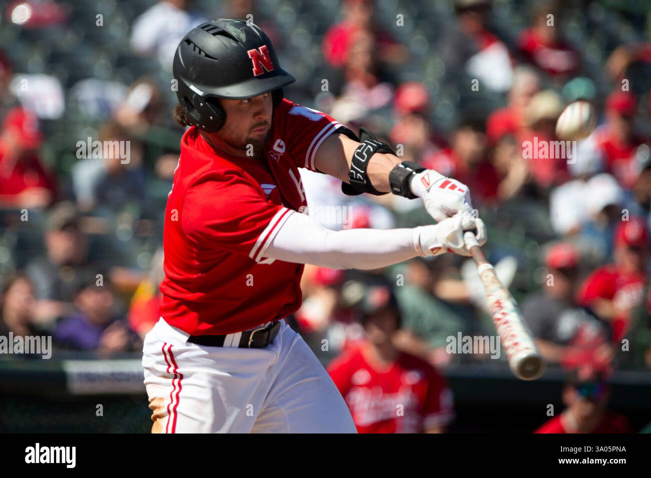 Frisco, Texas, USA. 2nd Mar, 2025. Nebraska utility fielder CAYDEN ...