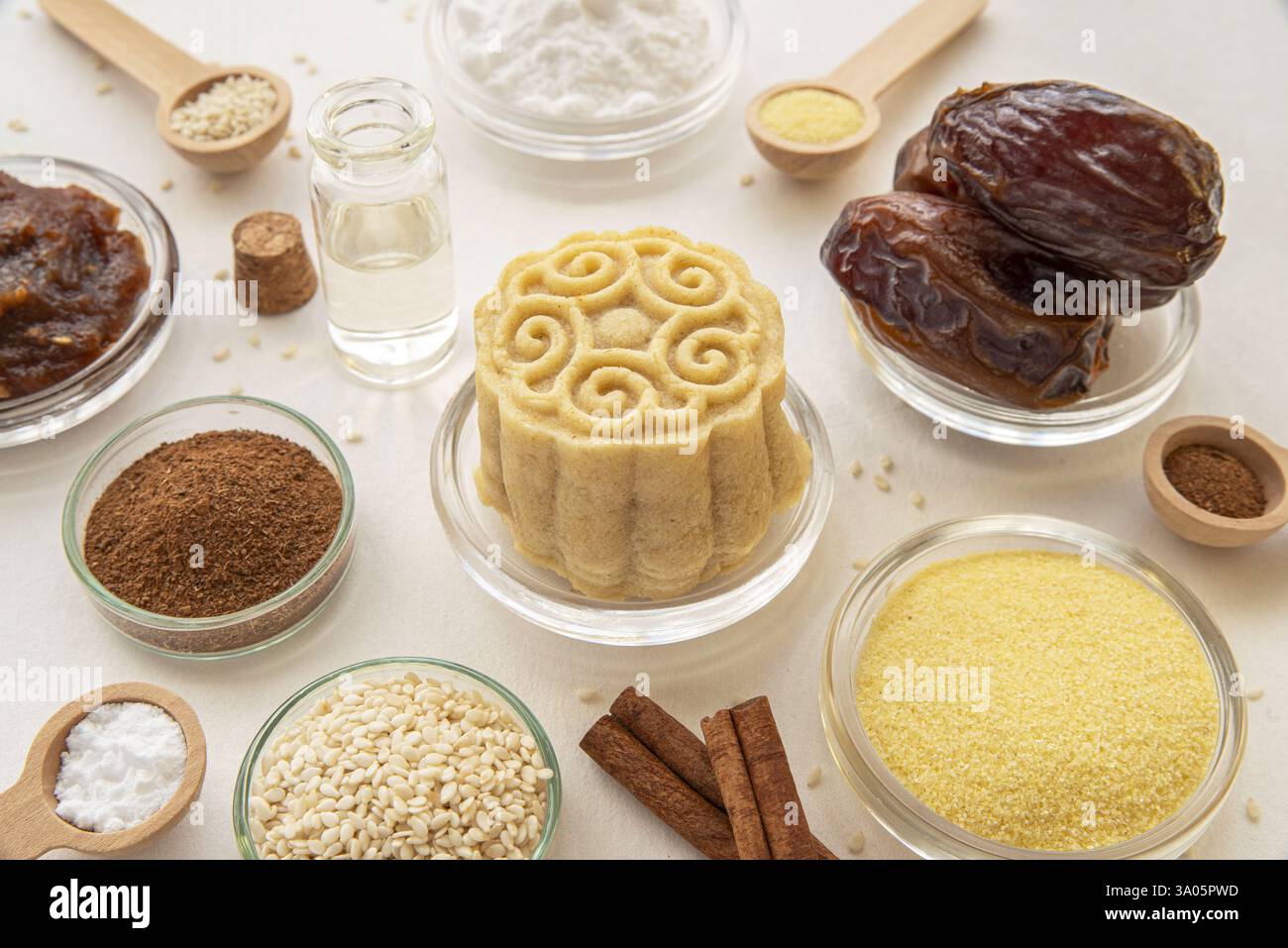 Maamoul, a typical Middle Eastern homemade cake for the festive season ...