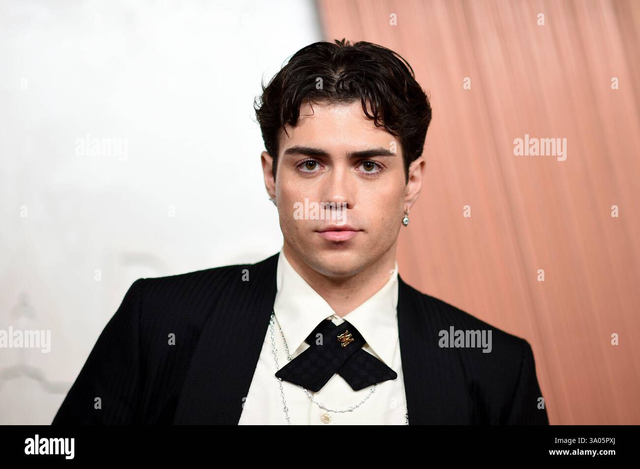Benji Krol arrives at the Oscars on Sunday, March 2, 2025, at the Dolby ...