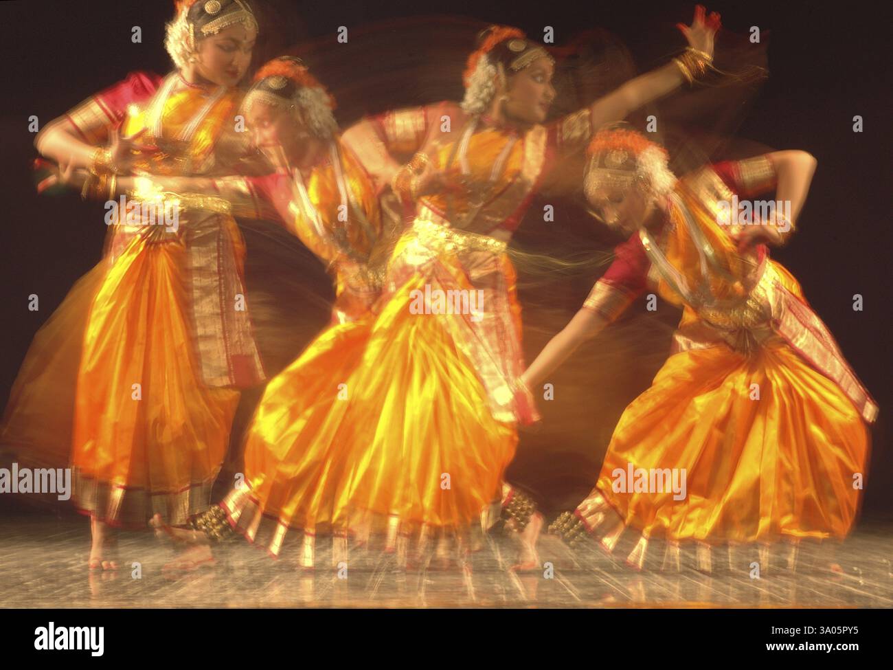 Bharatnatyam, Indian Classical Dance, multiple and long exposure with ...