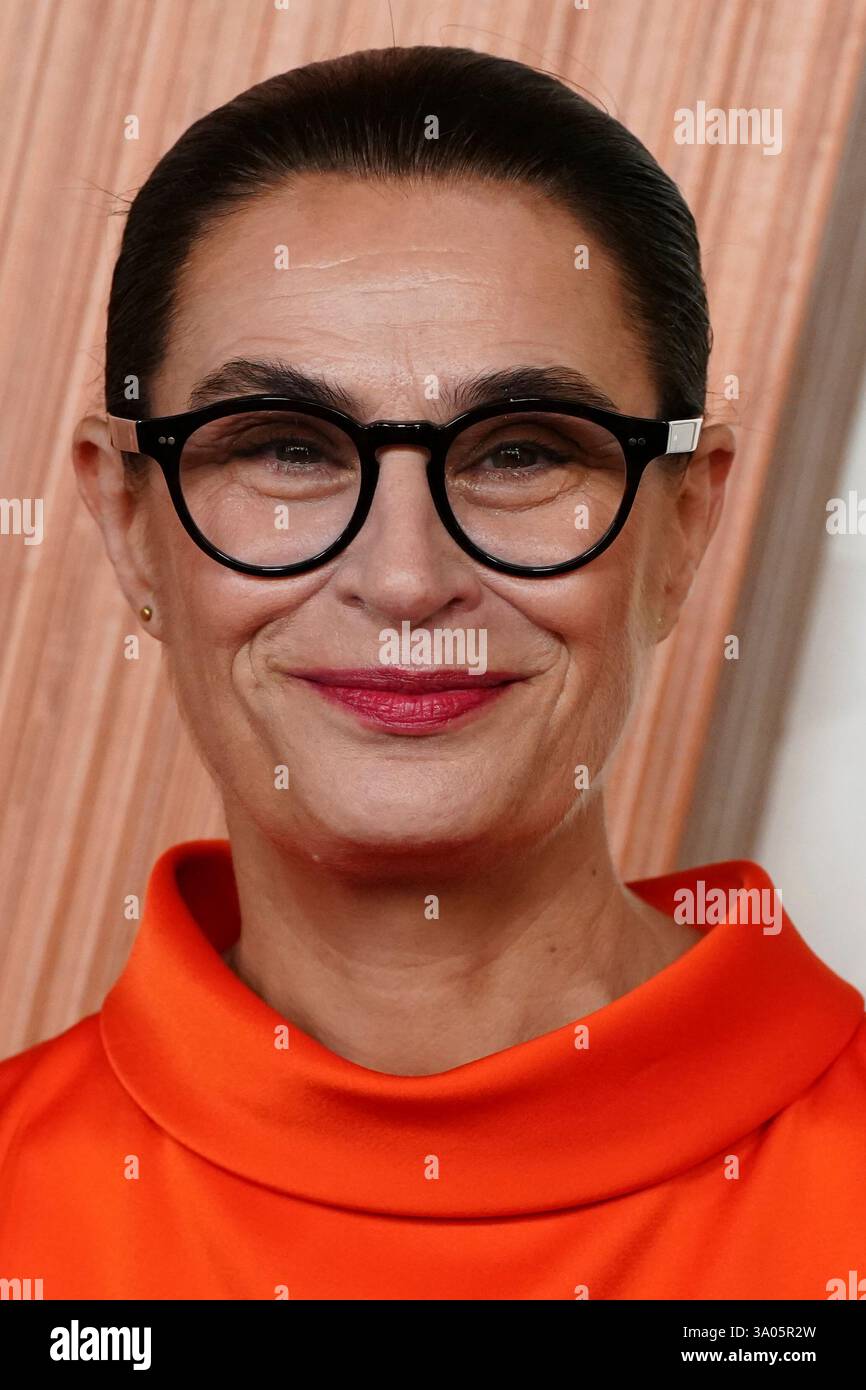 Lisy Christl arrives at the Oscars on Sunday, March 2, 2025, at the ...