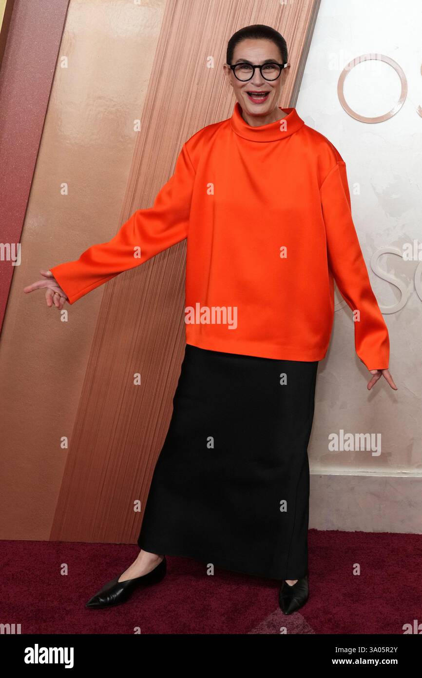 Lisy Christl arrives at the Oscars on Sunday, March 2, 2025, at the ...