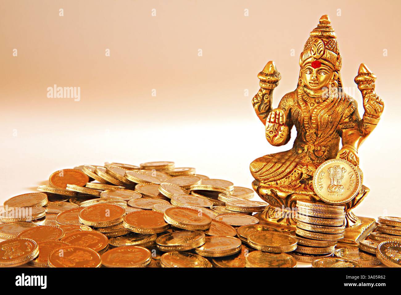 Indian goddess shree Lakshmi, goddess of good fortune, lustre and ...