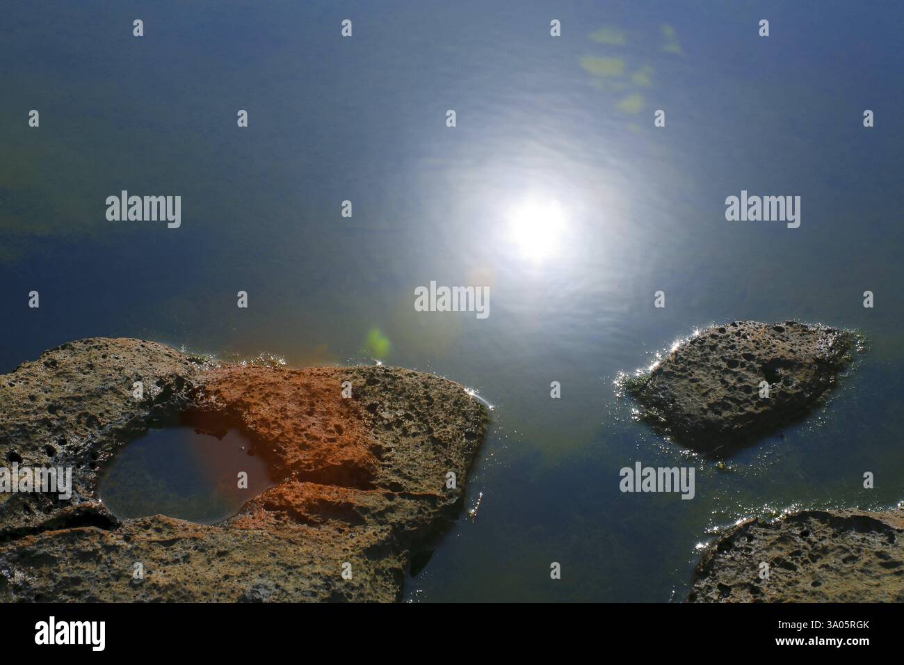 Sun Reflection in Arabian Sea Water Aksa Beach Malad Mumbai India Asia ...