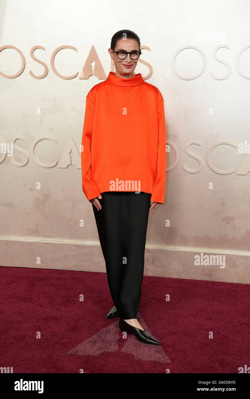 Lisy Christl arrives at the Oscars on Sunday, March 2, 2025, at the ...