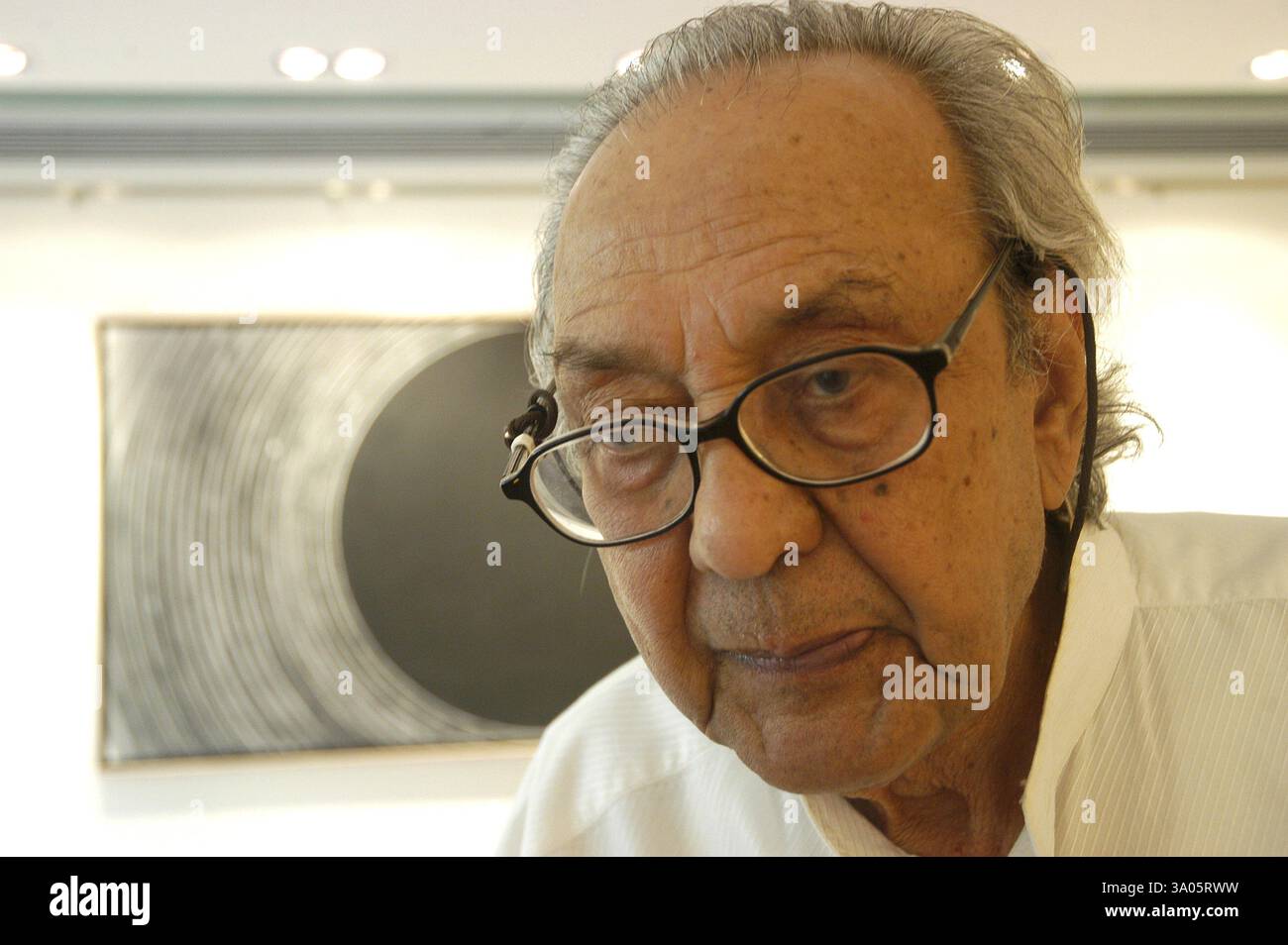 Painter Sayed Haider Raza NO MR Stock Photo - Alamy