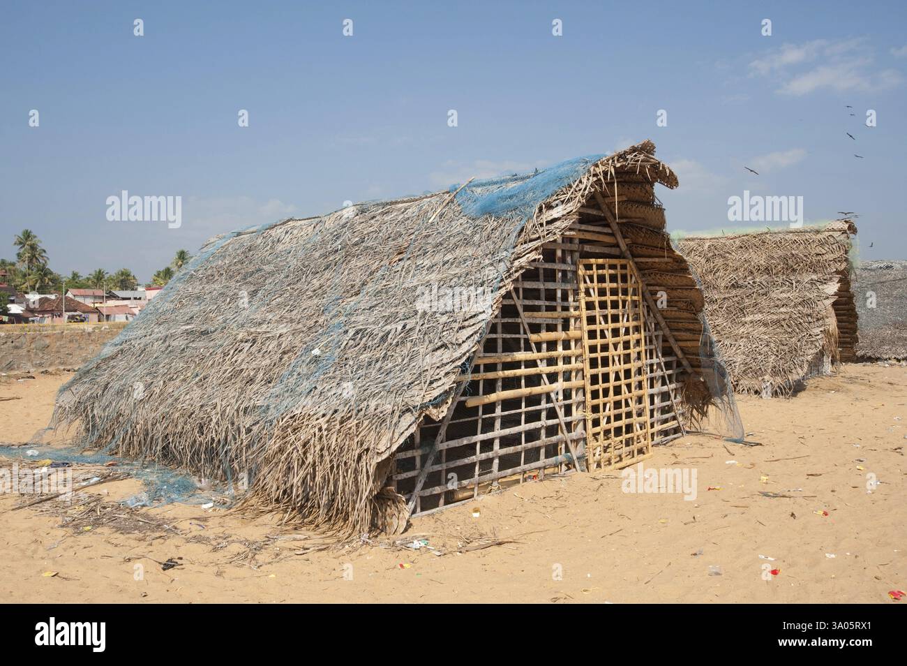 Huts at thankassery thangassery, Quilon Kollam, Kerala, India 2010 ...