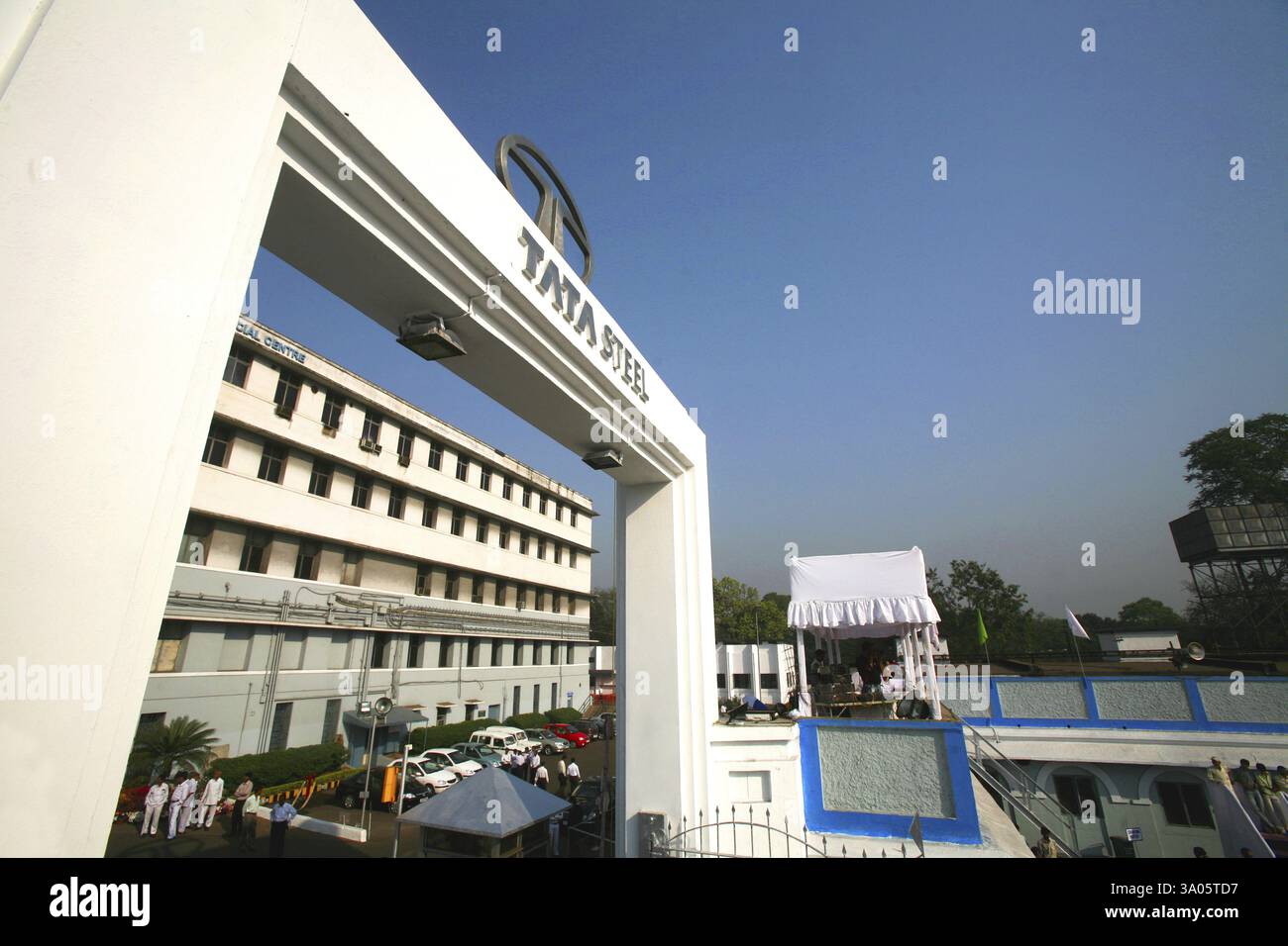 Main gate of Tata Steel called as Tata Nagar in Jamshedpur, Jharkhand ...
