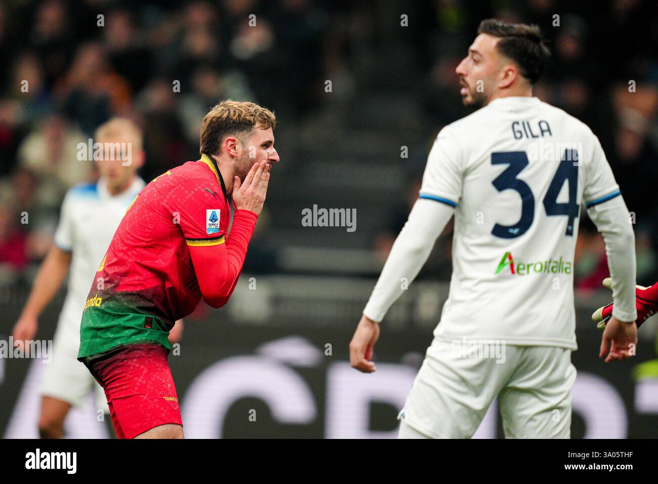 AC Milan's Santiago Gimenez during the Serie A soccer match between ...