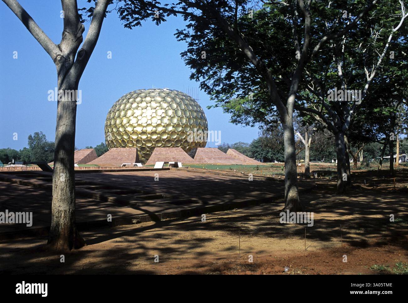 Matri mandir in auroville, Pondicherry, Tamil Nadu, India, Asia Stock ...