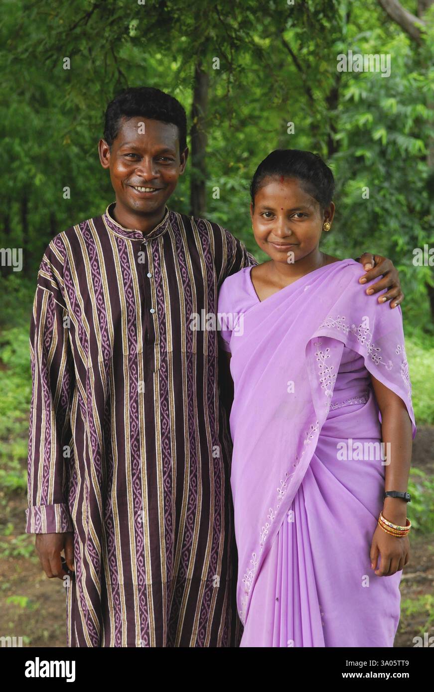 Ho tribes couple, Chakradharpur, Jharkhand, India NO MR Stock Photo - Alamy