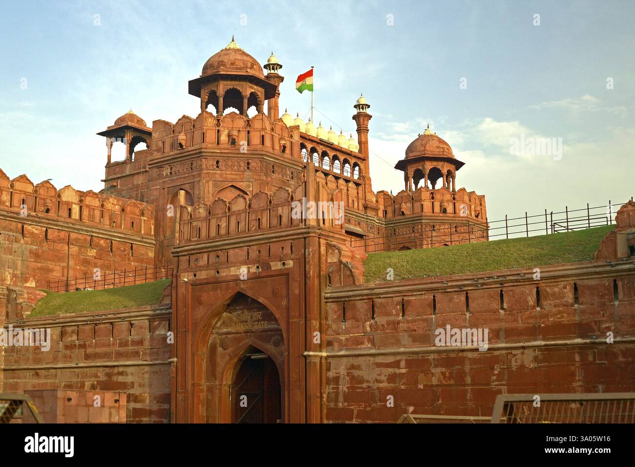 Lahore Gate the main gate of Red Fort 1648 AD, Old Delhi, India, Asia ...