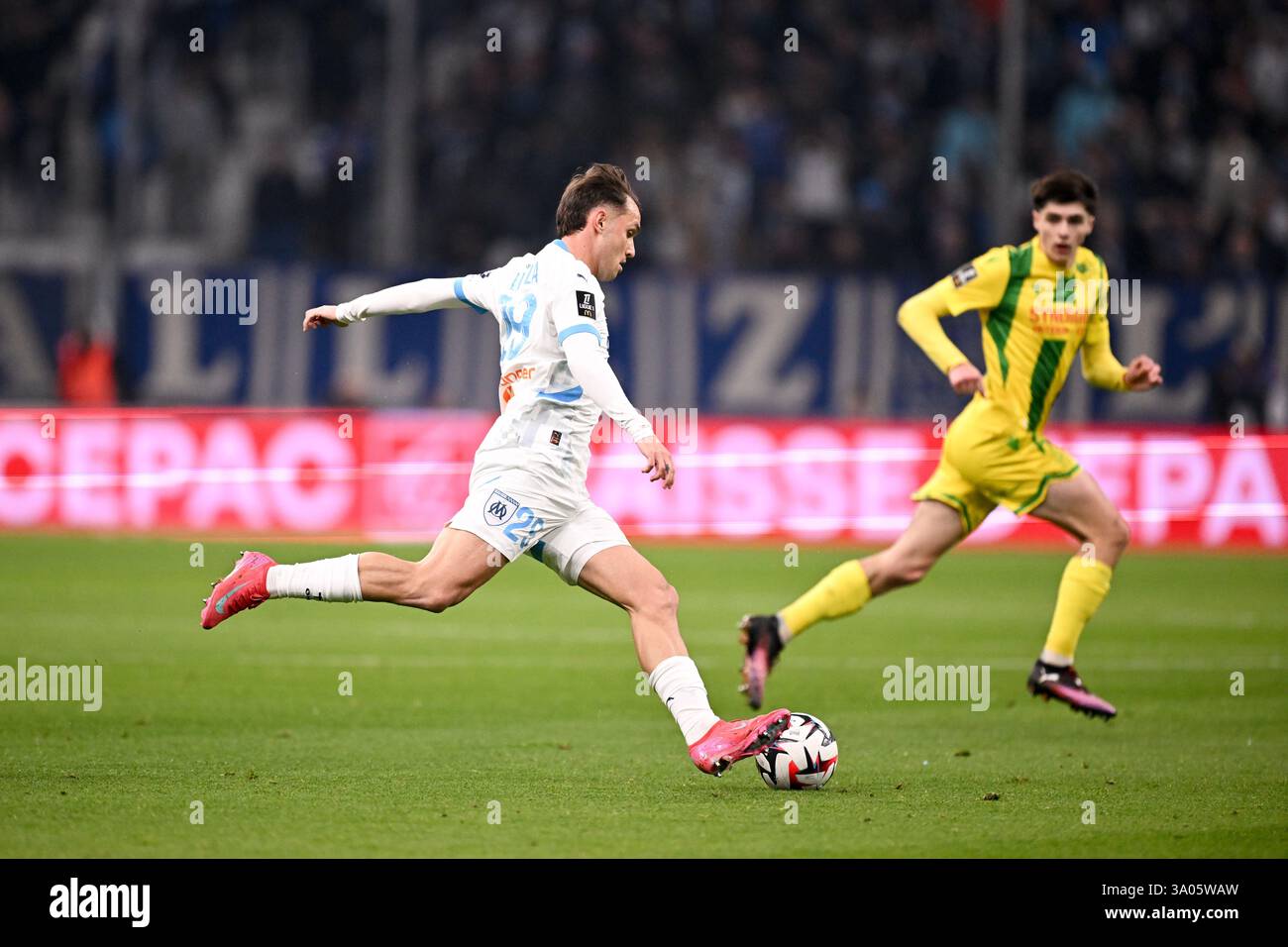 France. 02nd Mar, 2025. 29 Pol LIROLA (om) during the Ligue 1 McDonald ...