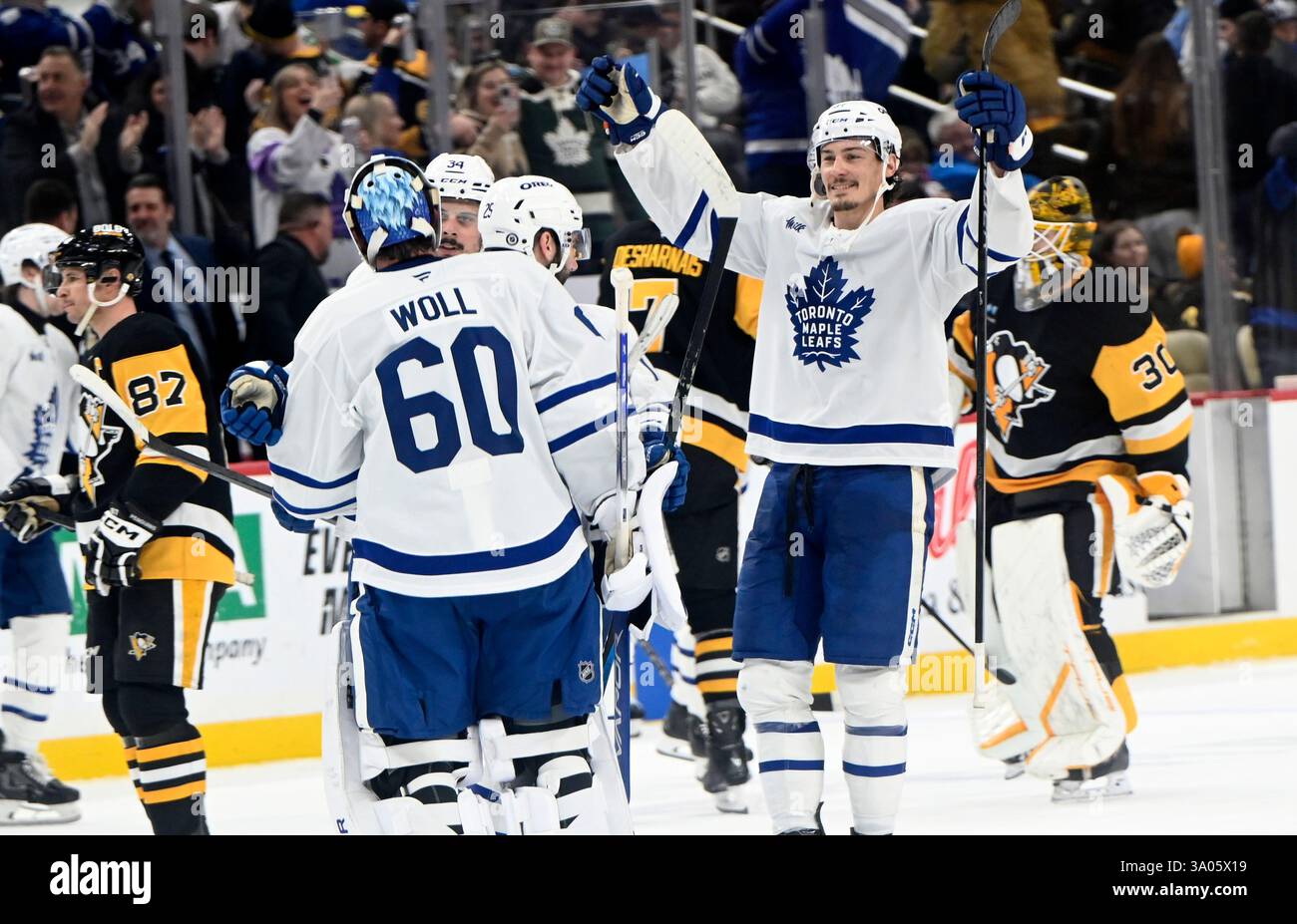 Pittsburgh, United States. 02nd Mar, 2025. Toronto Maple Leafs ...