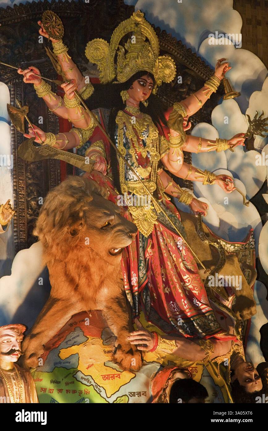 Idol of Goddess Durga, Durga Pooja dassera Vijayadasami Festival ...