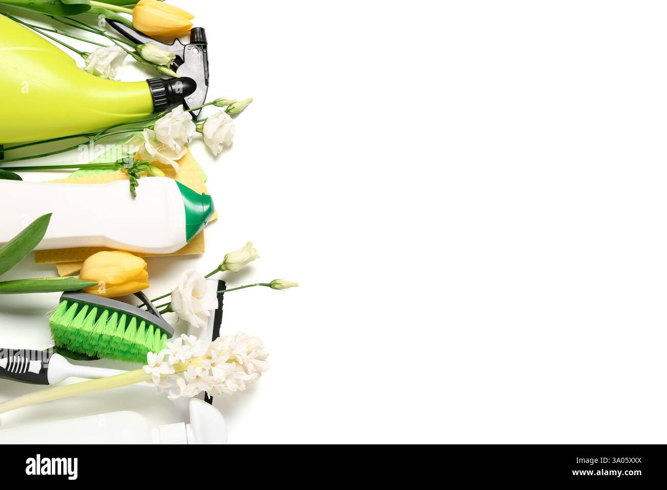 Bottles detergents tools on hi-res stock photography and images - Alamy