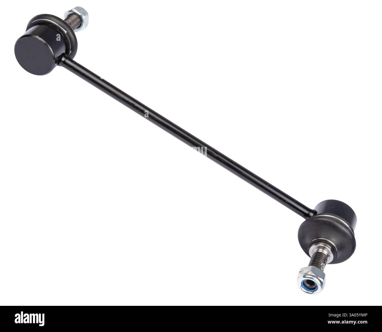 rod connecting stabilizer link rod, car spare part isolated on white ...