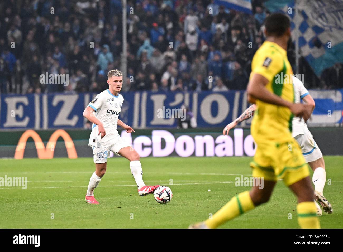 France. 02nd Mar, 2025. 03 Quentin MERLIN (om) during the Ligue 1 ...