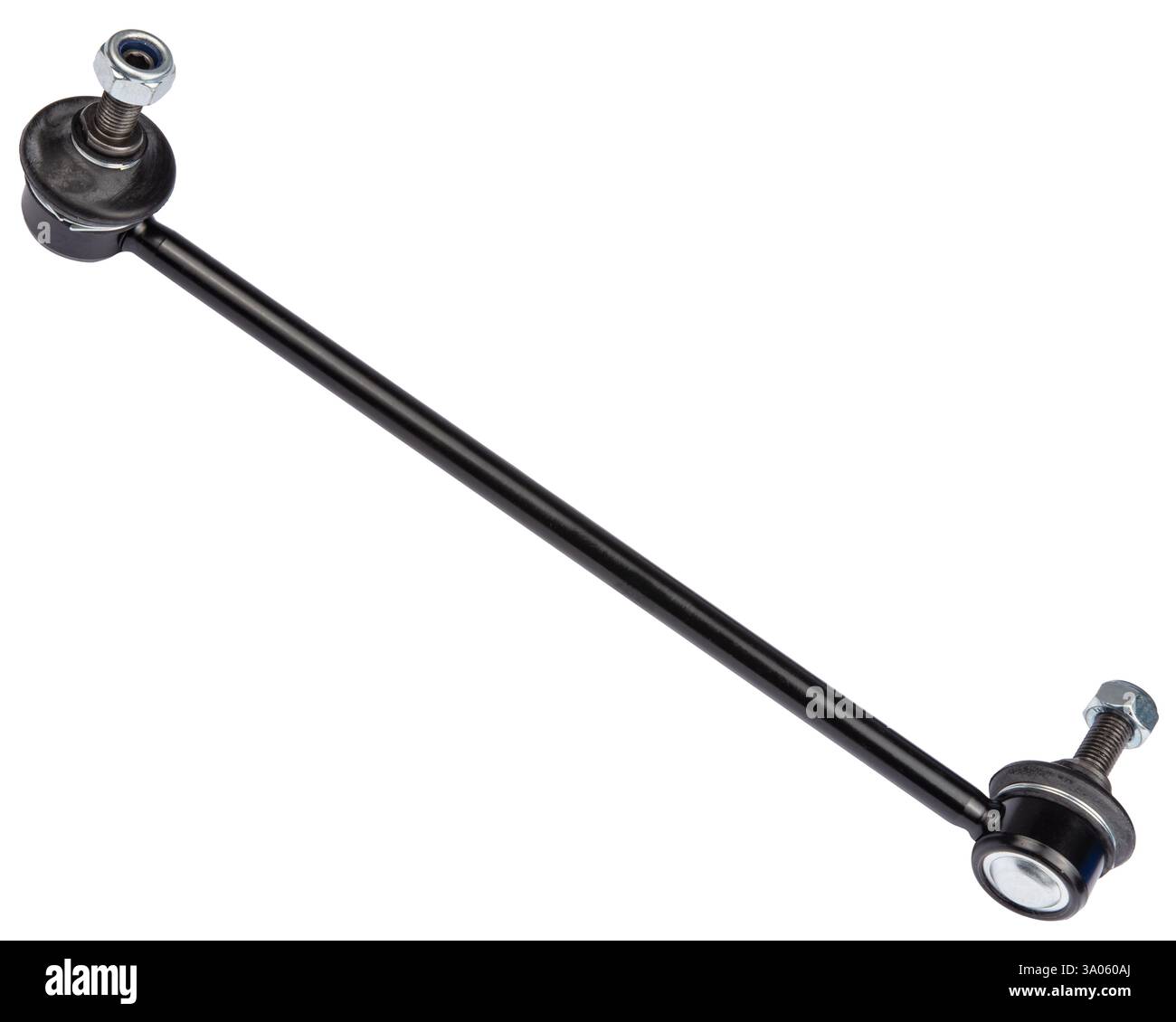 rod connecting stabilizer link rod, car spare part isolated on white ...