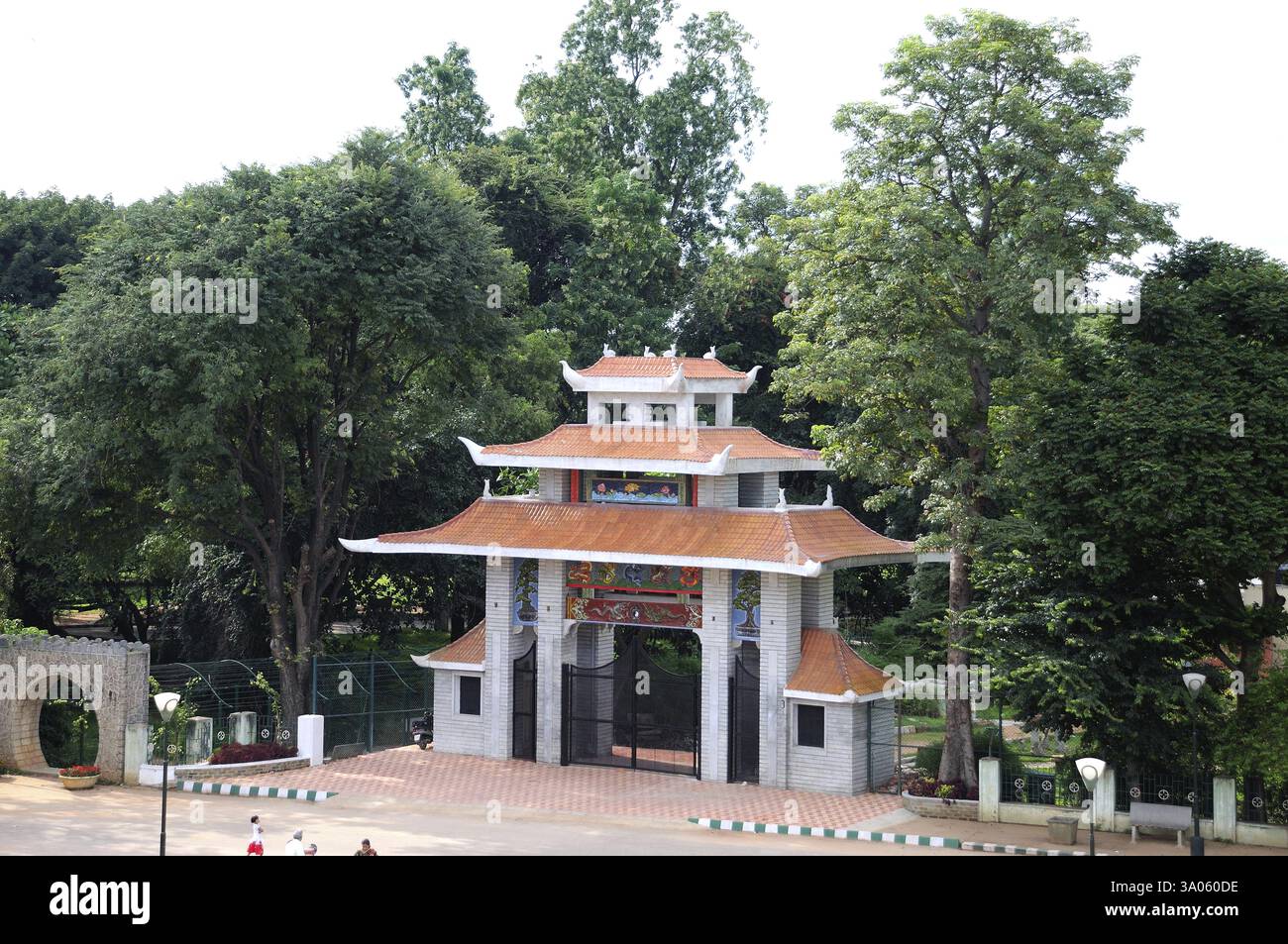 Beautiful architecture gate of botanical garden, Bangalore, Karnataka ...