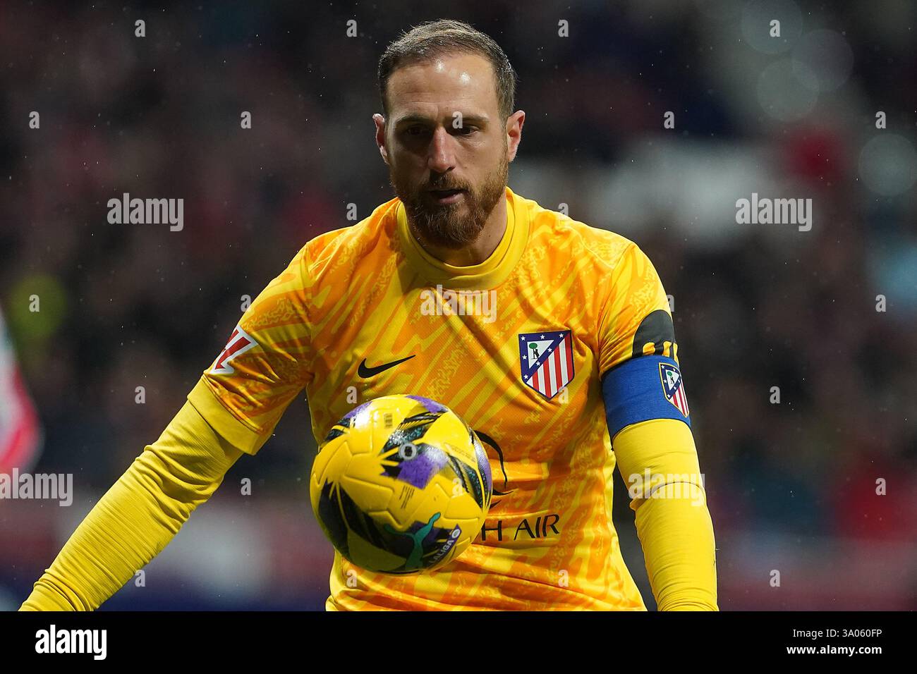 Madrid, Spain. 01st Mar, 2025. Atletico de Madrid's Jan Oblack during ...