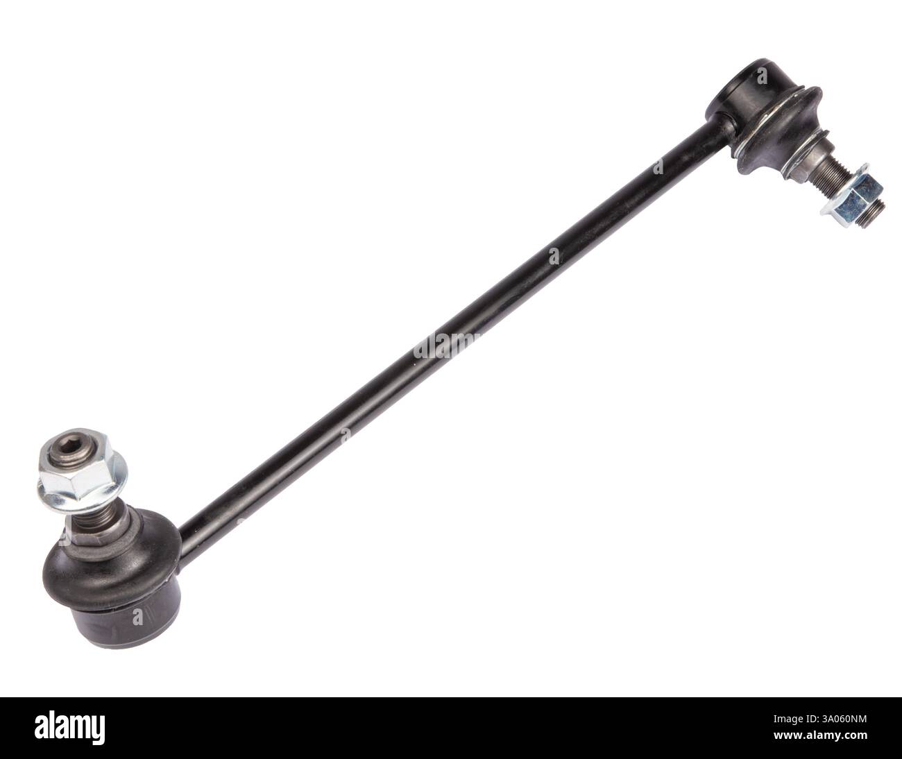 rod connecting stabilizer link rod, car spare part isolated on white ...