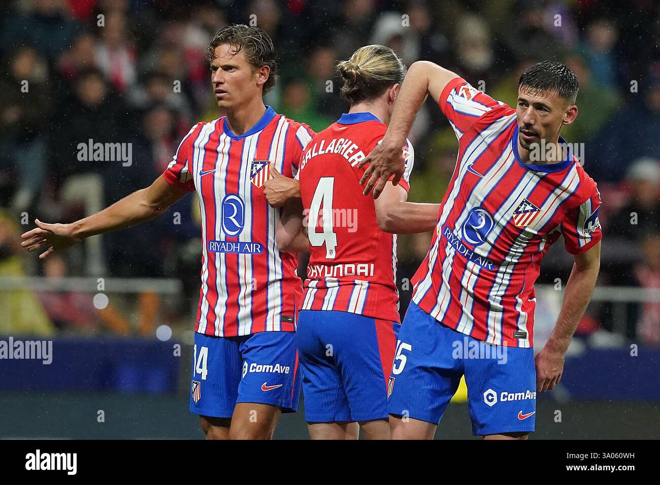 Madrid, Spain. 01st Mar, 2025. Atletico de Madrid's Marcos Llorente ...