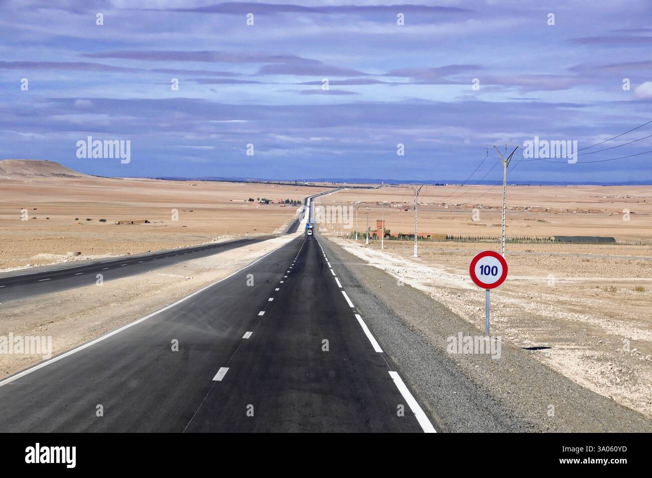Road signs morocco hi-res stock photography and images - Alamy