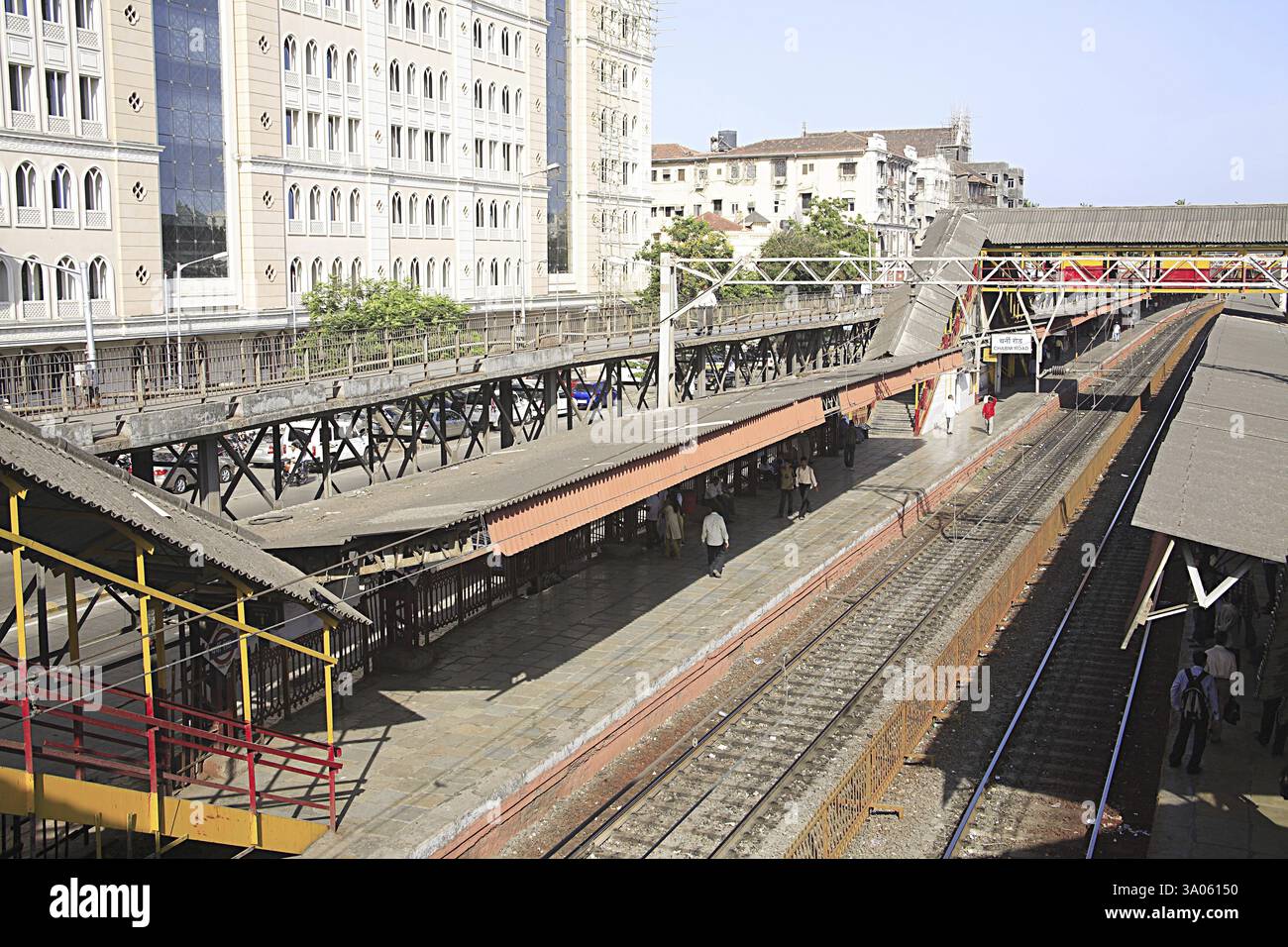 Charni Road railway station, Bombay Mumbai, Maharashtra, India, Asia ...