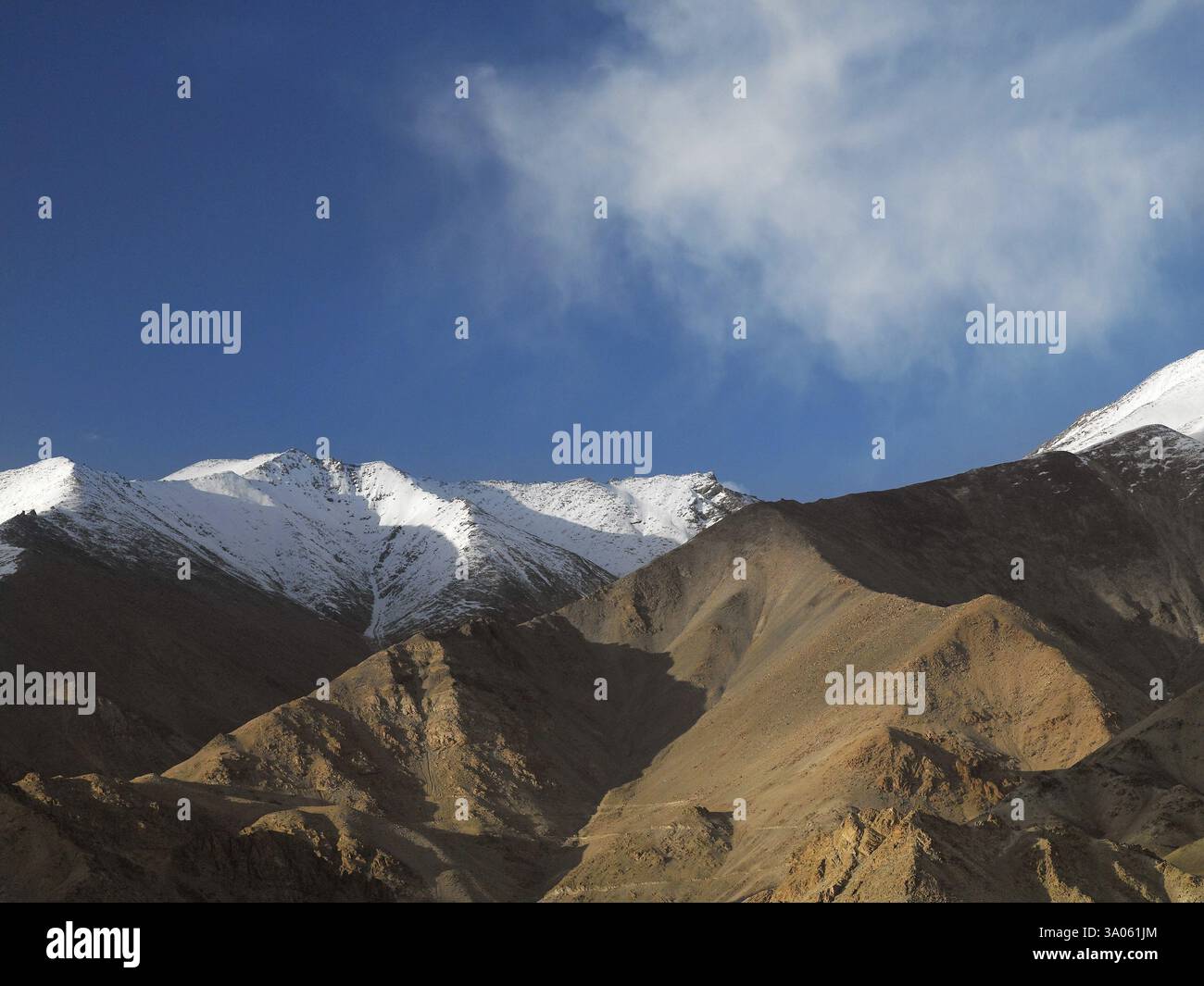 Snow mountains, Ladakh, Jammu And Kashmir, India, Asia Stock Photo - Alamy